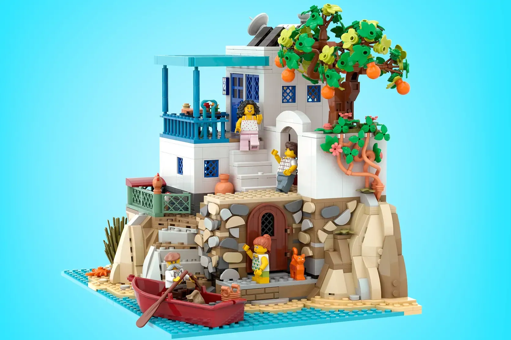 Mediterranean House | LEGO® Ideas