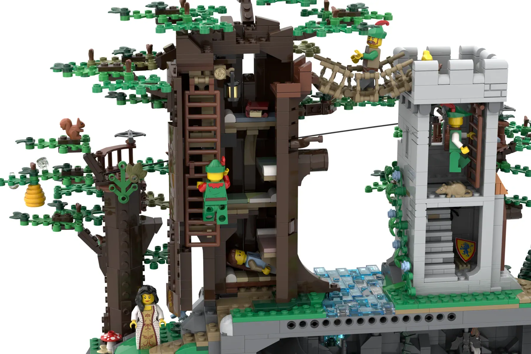 Forestmen Waterfall Hideout | LEGO® Ideas