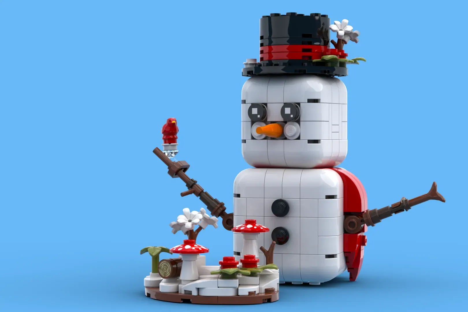 Woodland Snowman | LEGO® Ideas