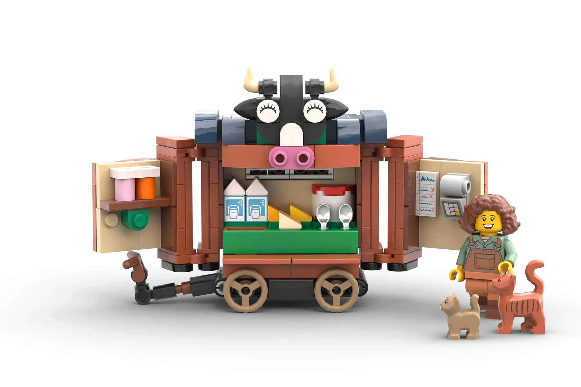 The Moo-Bile Dairy Cart | LEGO® Ideas