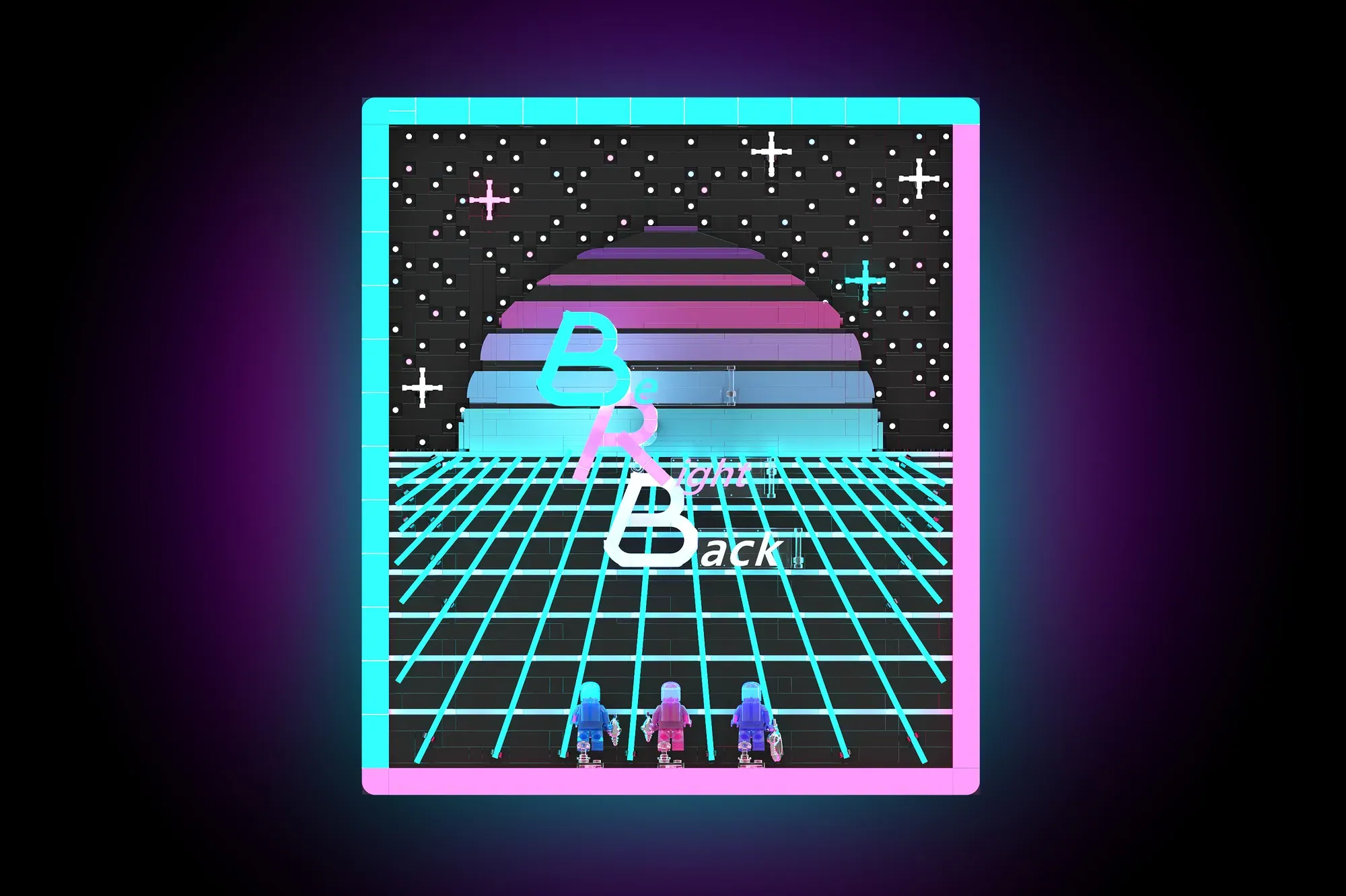 Retro Space BRB Sign | LEGO® Ideas