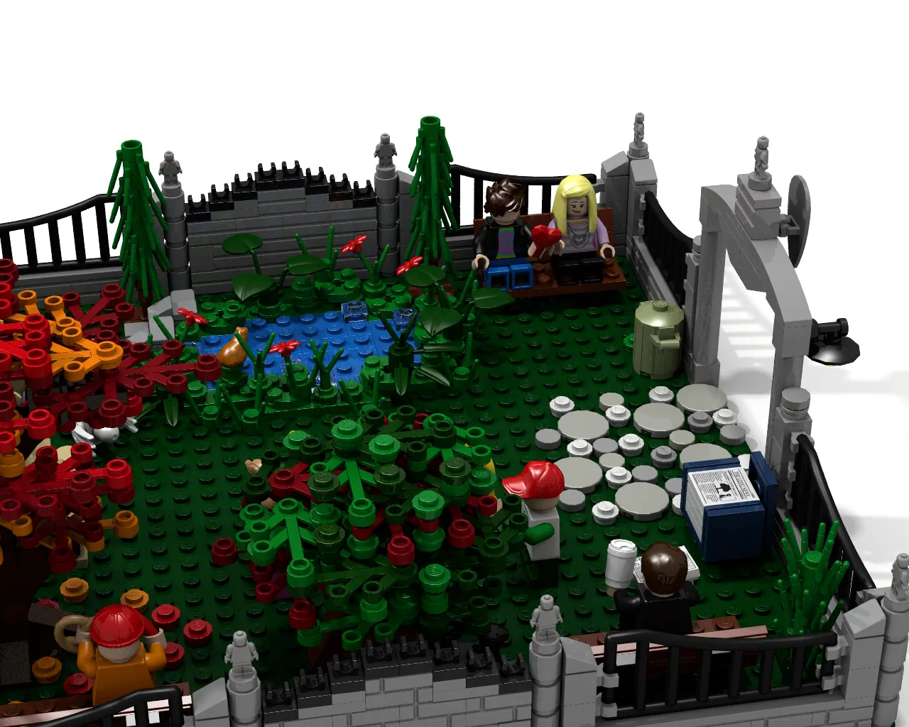 Modular City Park: Emmet Memorial | LEGO® Ideas