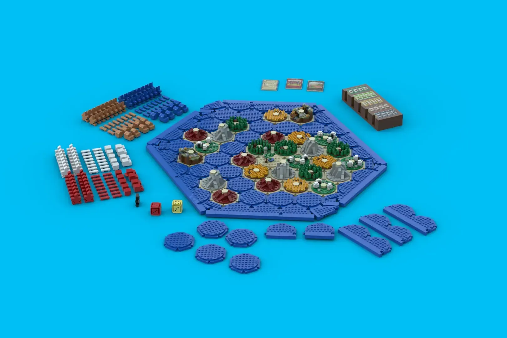 Lego Settlers of CATAN With Seafarers Expansion | LEGO® Ideas