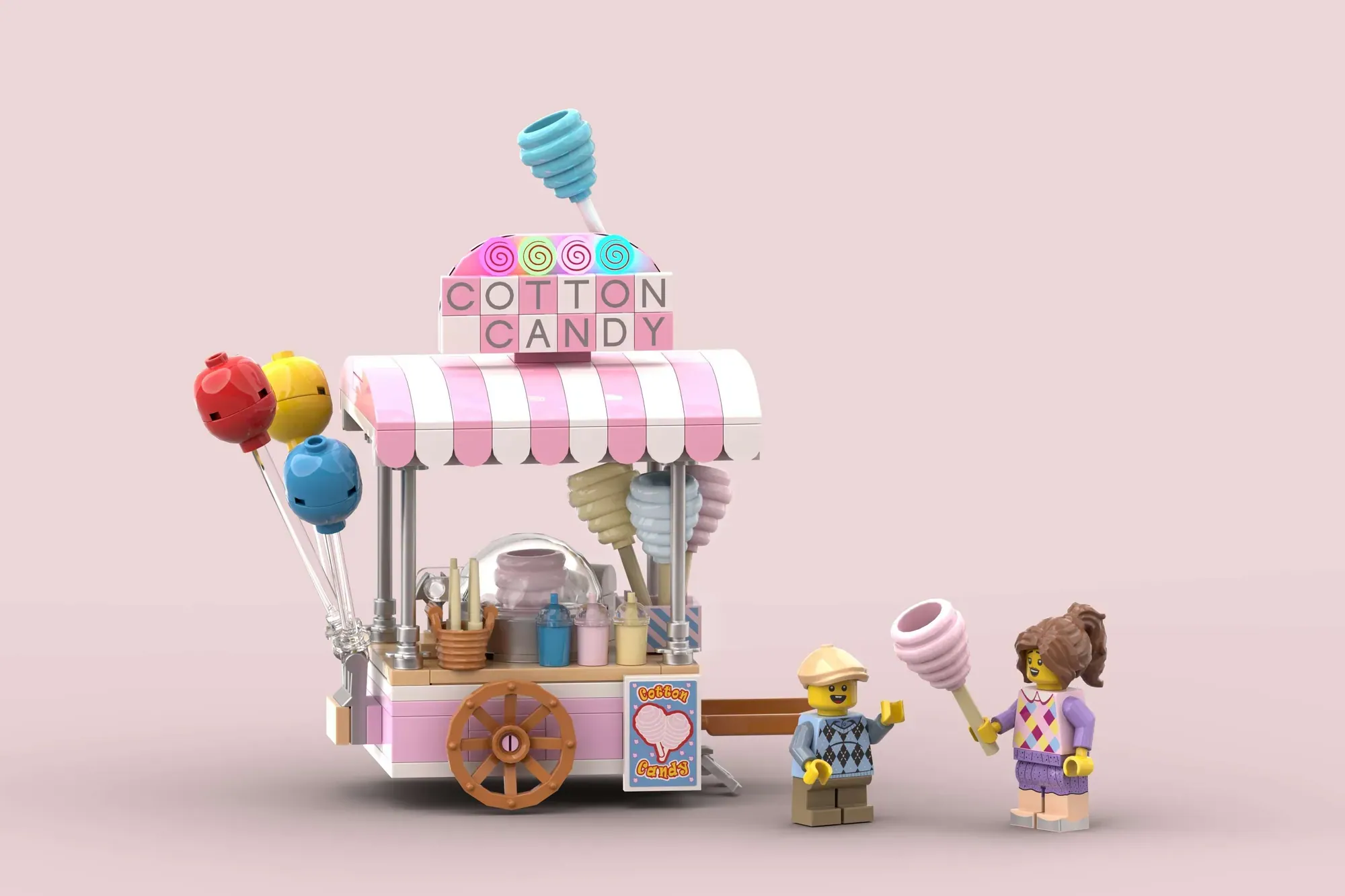 The Cotton Candy Cart | LEGO® Ideas