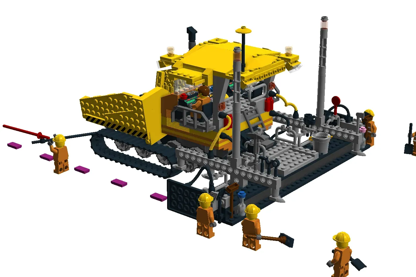 Asphalt Paver / Road Construction | LEGO® Ideas