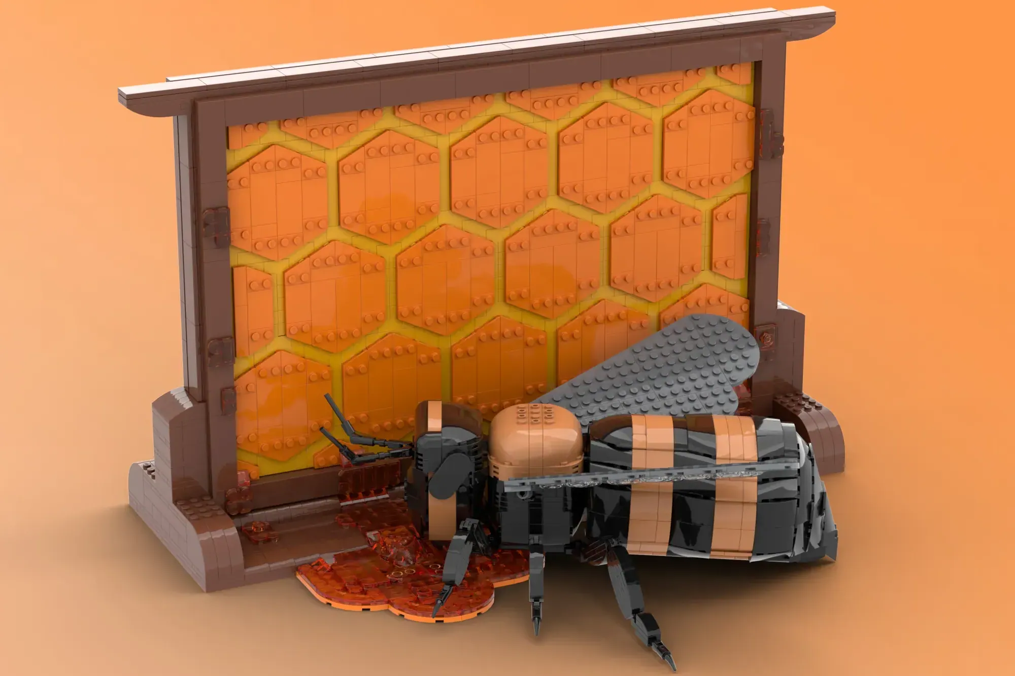 A Bee at the Honeycomb | LEGO® Ideas