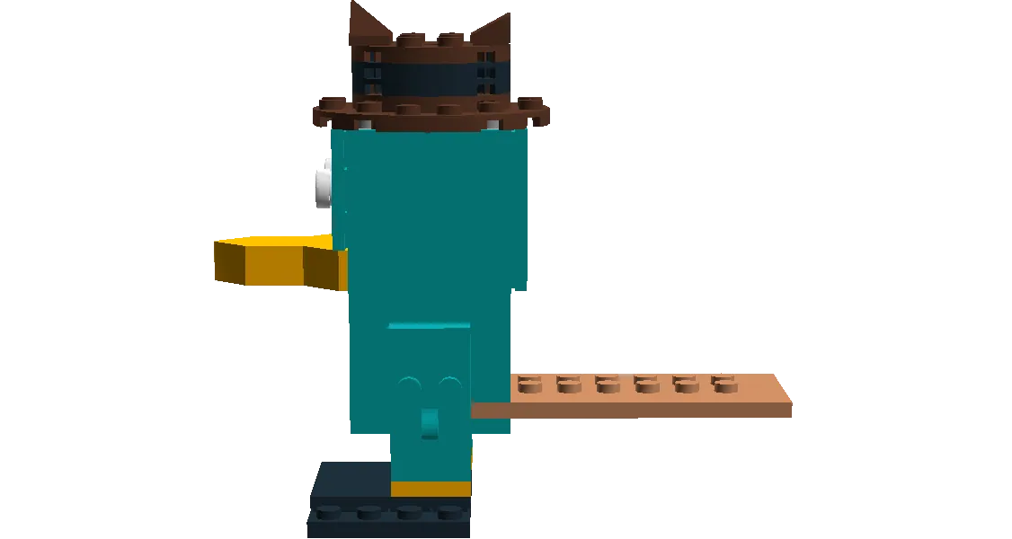 Phineas and Ferb, Perry the Platypus Brickheadz | LEGO® Ideas