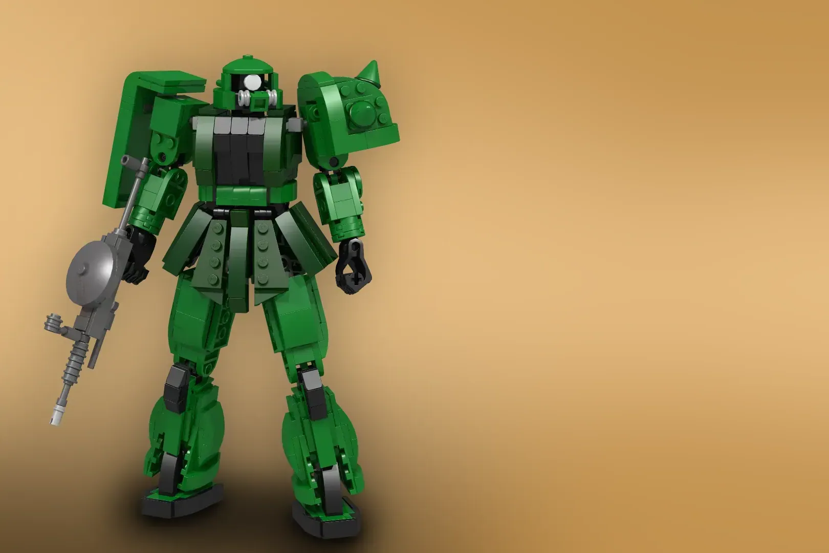 Gundam vs Zaku! Mobile Suit Gundam : RX-78-2 'GUNDAM' and MS-06 Zaku II ...