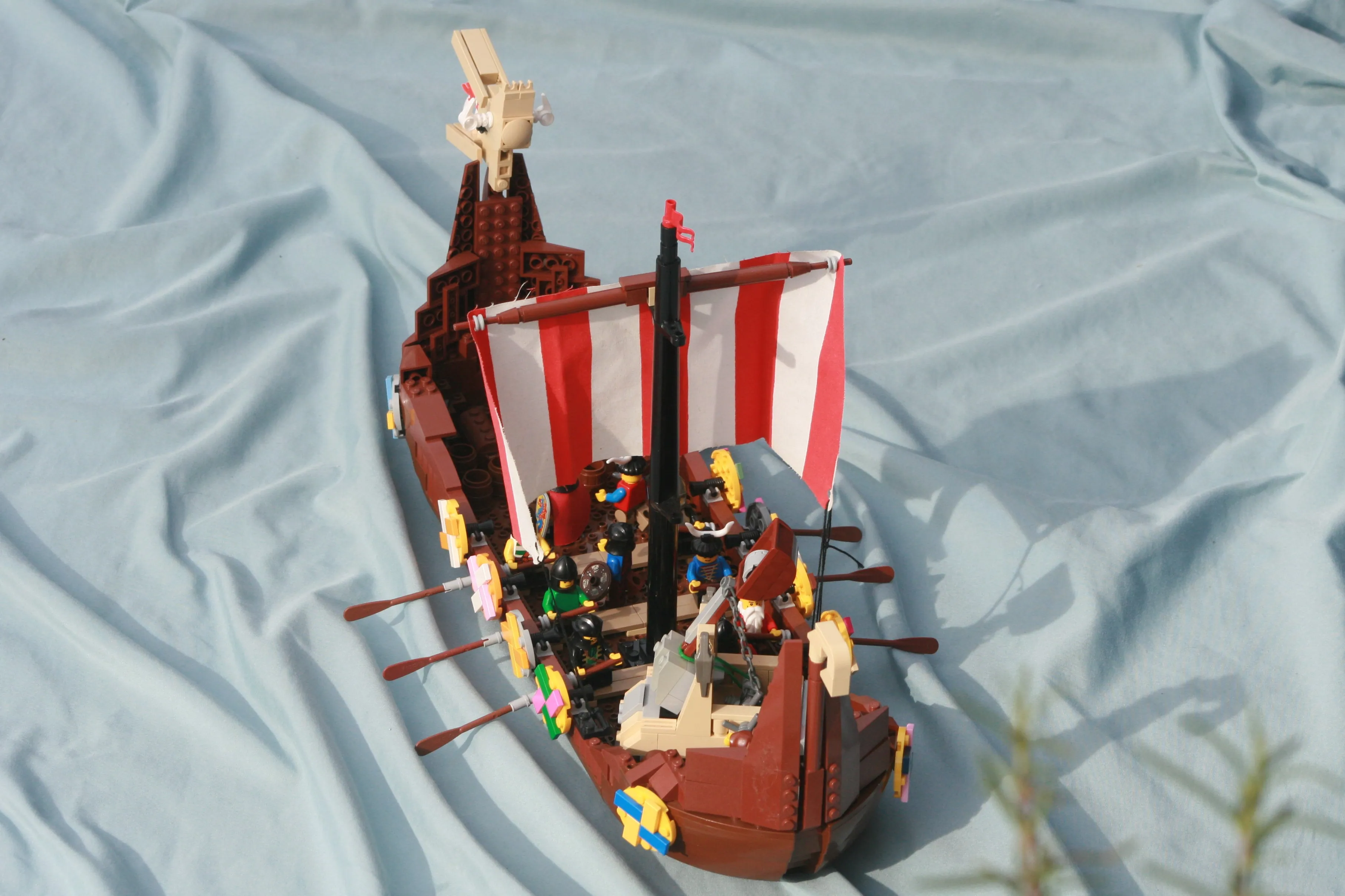 Viking Longship with Working Catapult | LEGO® Ideas