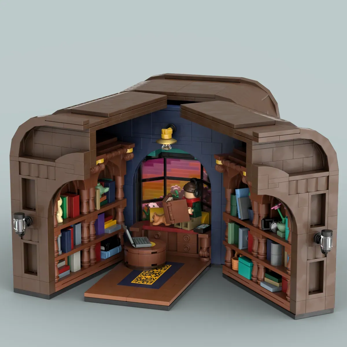 Lofi Library Nook | LEGO® Ideas