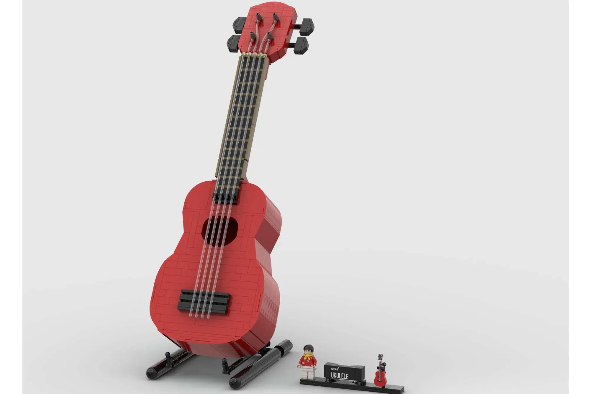 1:1 Ukulele - Life-Sized Instrument | LEGO® Ideas