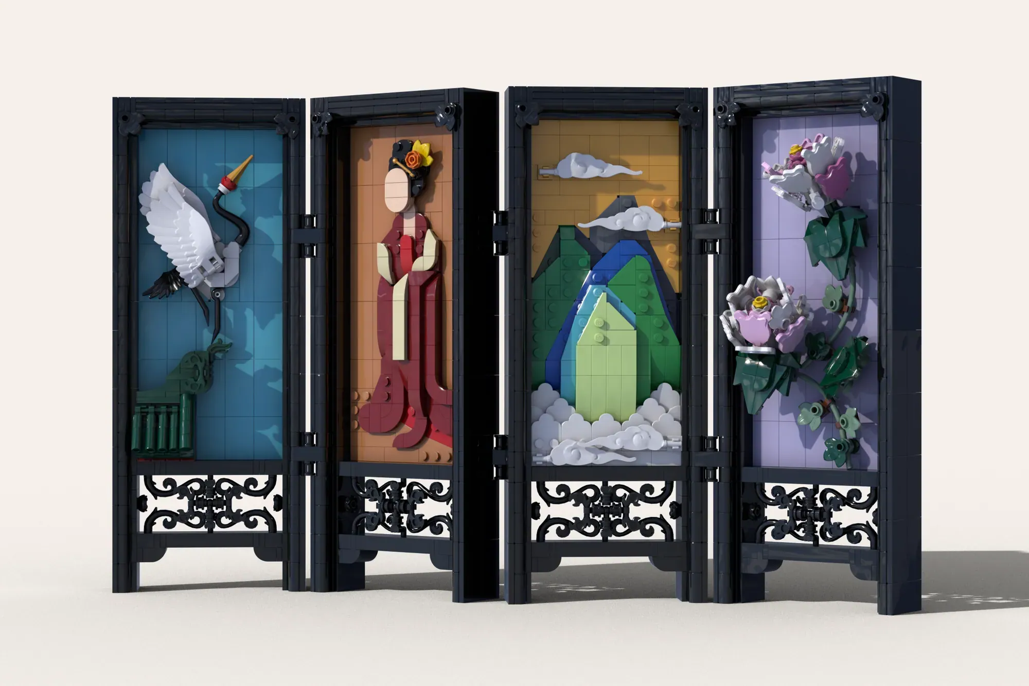 Chinese Folding Screen | LEGO® Ideas