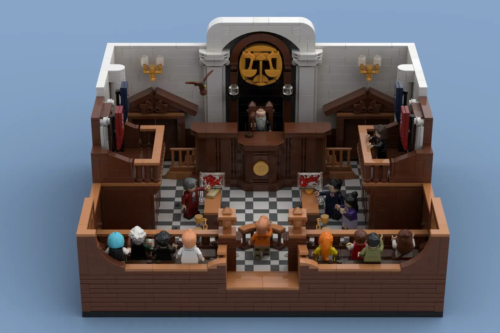 Apollo Justice: Ace Attorney Trilogy Courthouse | LEGO® Ideas
