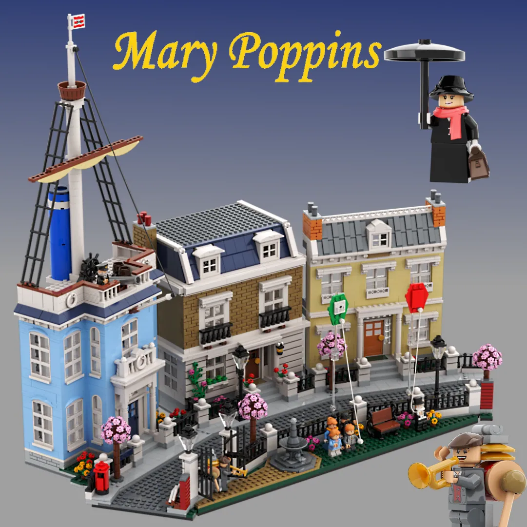 Mary Poppins, Cherry Tree Lane | LEGO® Ideas