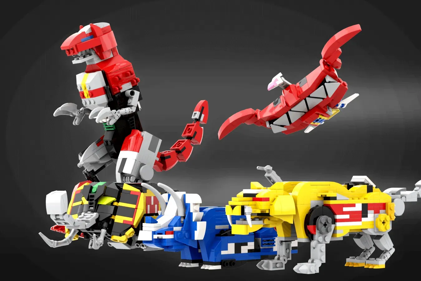 Go Go Power Rangers! Lego Megazord | LEGO® Ideas