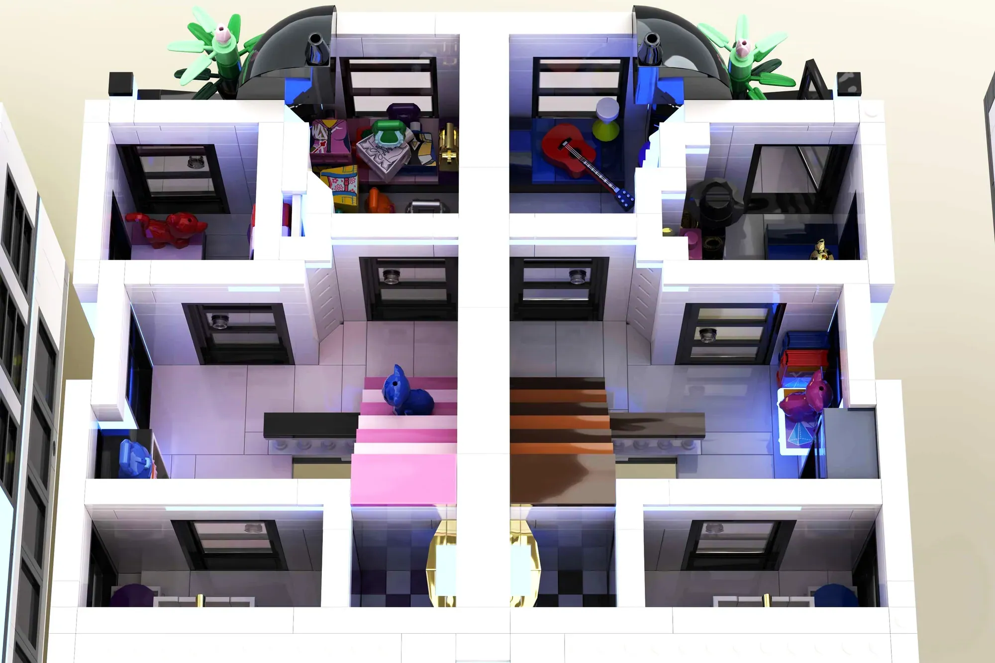 Modular: Duplex With Auto Dealer | LEGO® Ideas