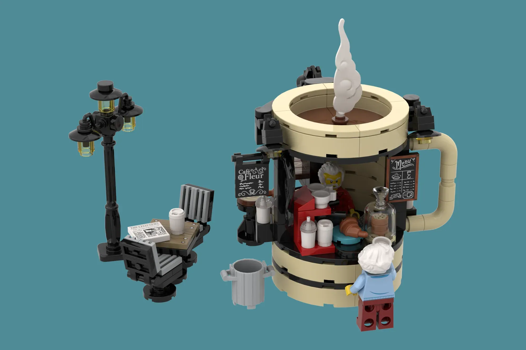 Cup Street Coffee Shop | LEGO® Ideas