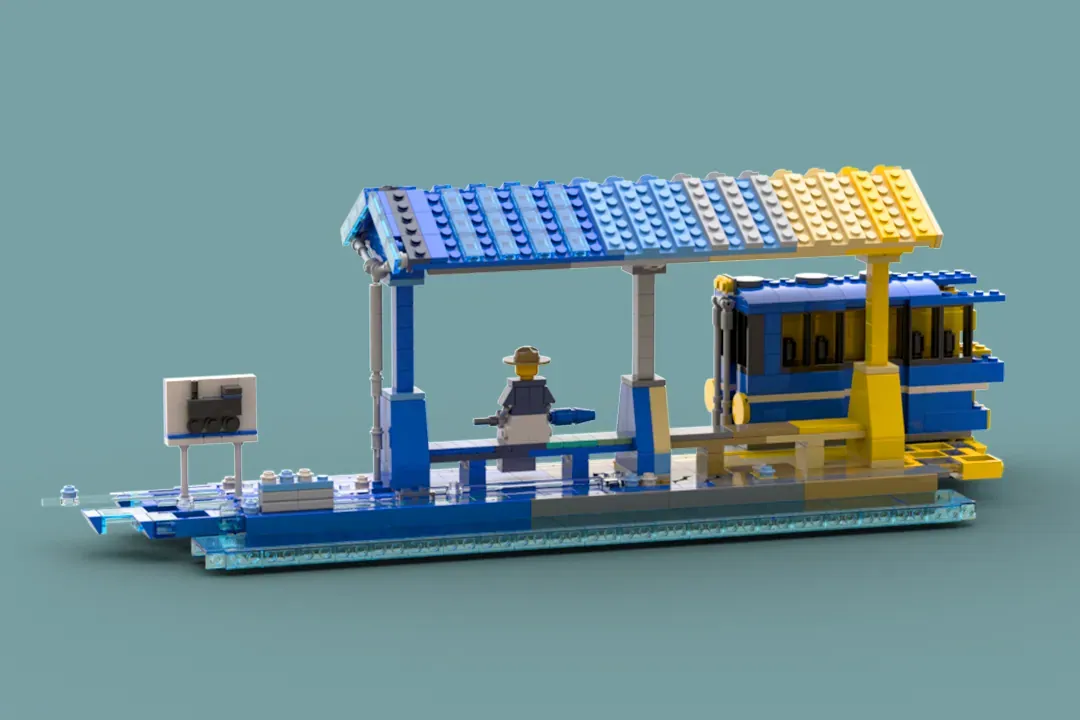 Waiting the Train on a Gloomy Rainy Day | LEGO® Ideas