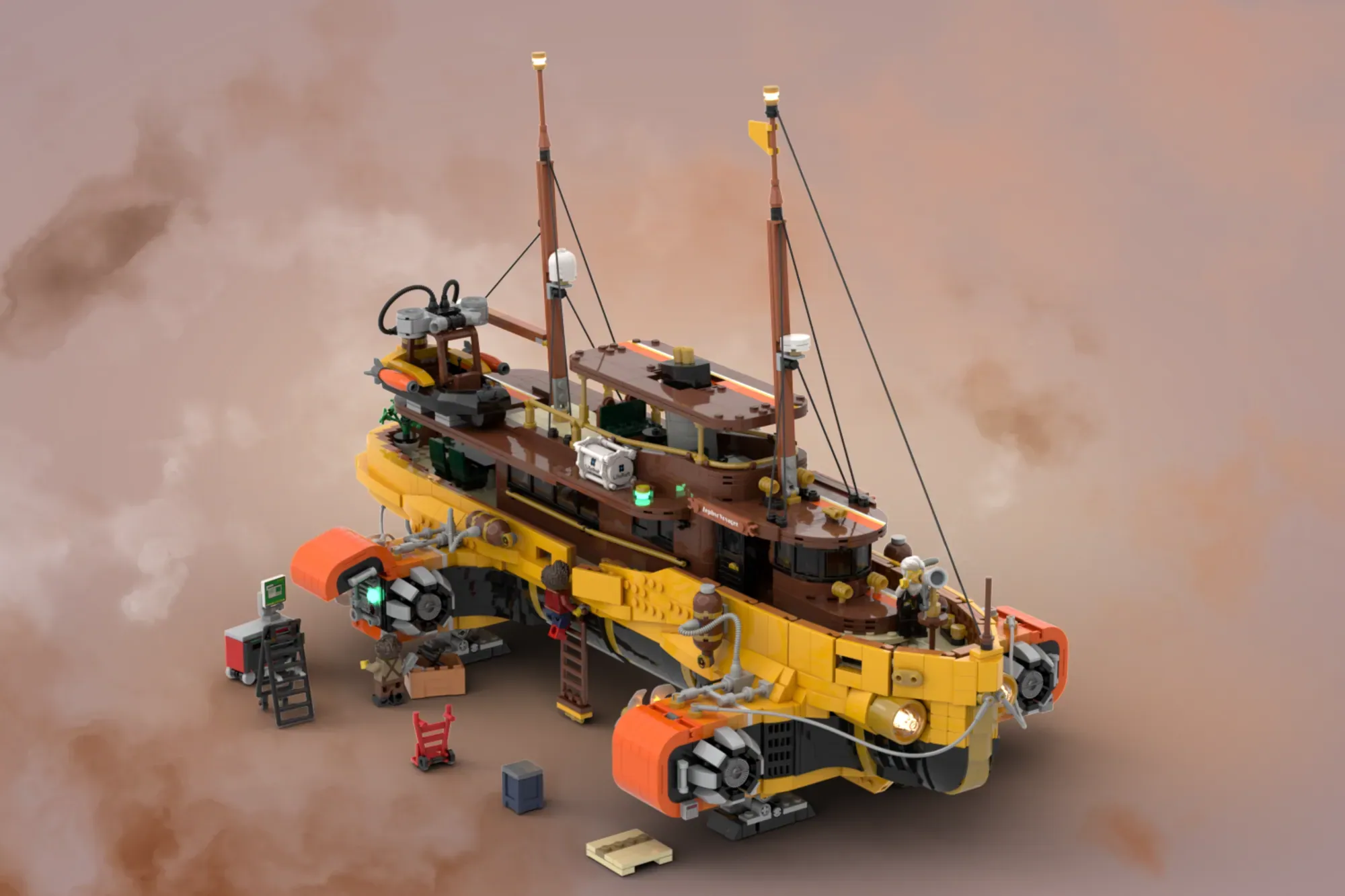 Zephyr Voyager: Chet Flybergs Amazing Airship | LEGO® Ideas