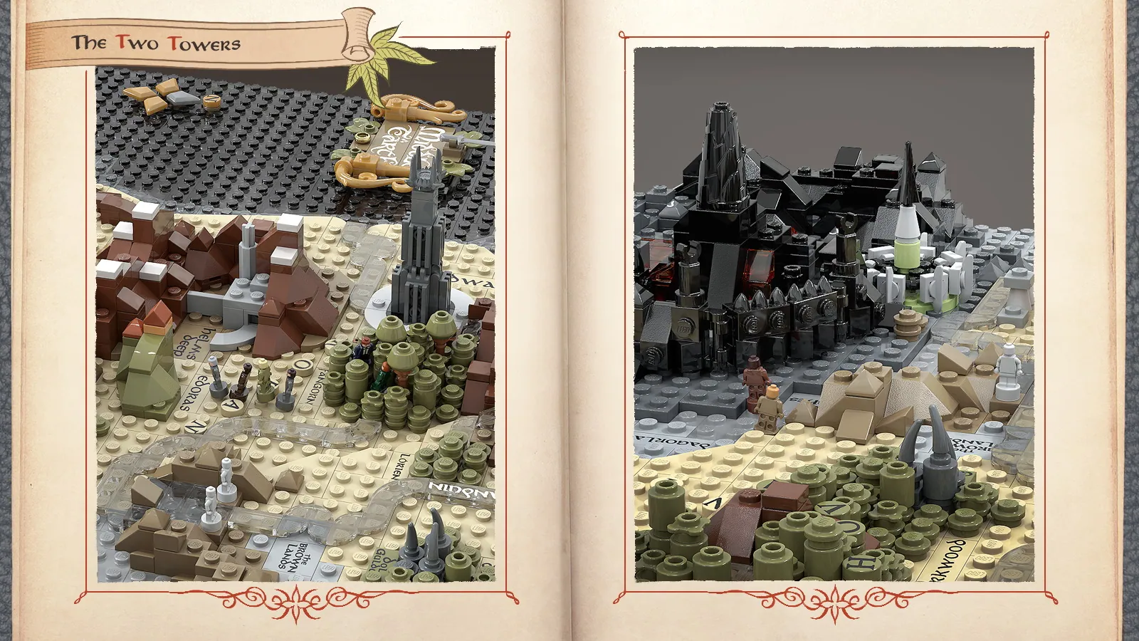 A Map of Middle-Earth | LEGO® Ideas