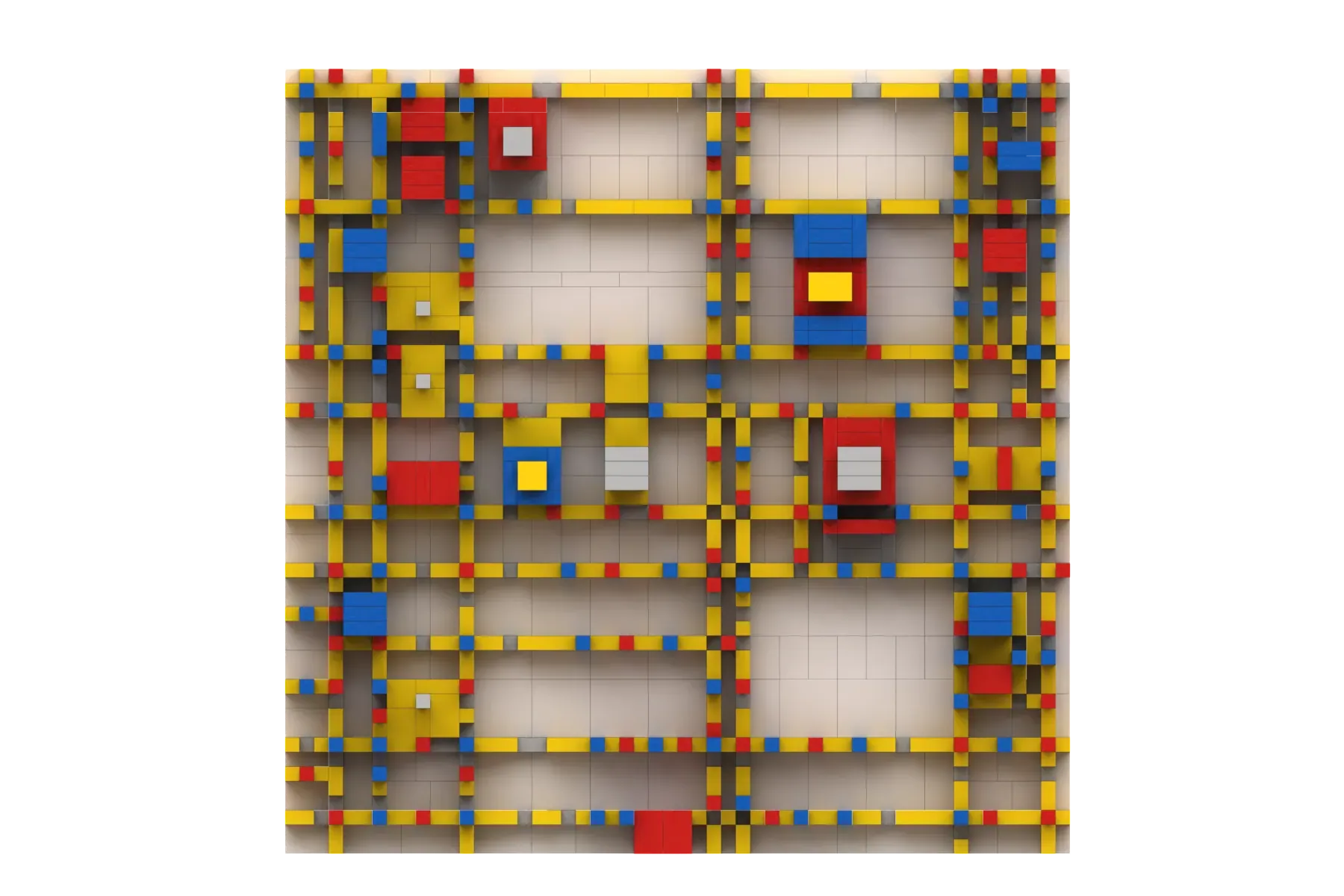 Broadway Boogie Woogie by Piet Mondray - Manhattan 3d Inspiration ...