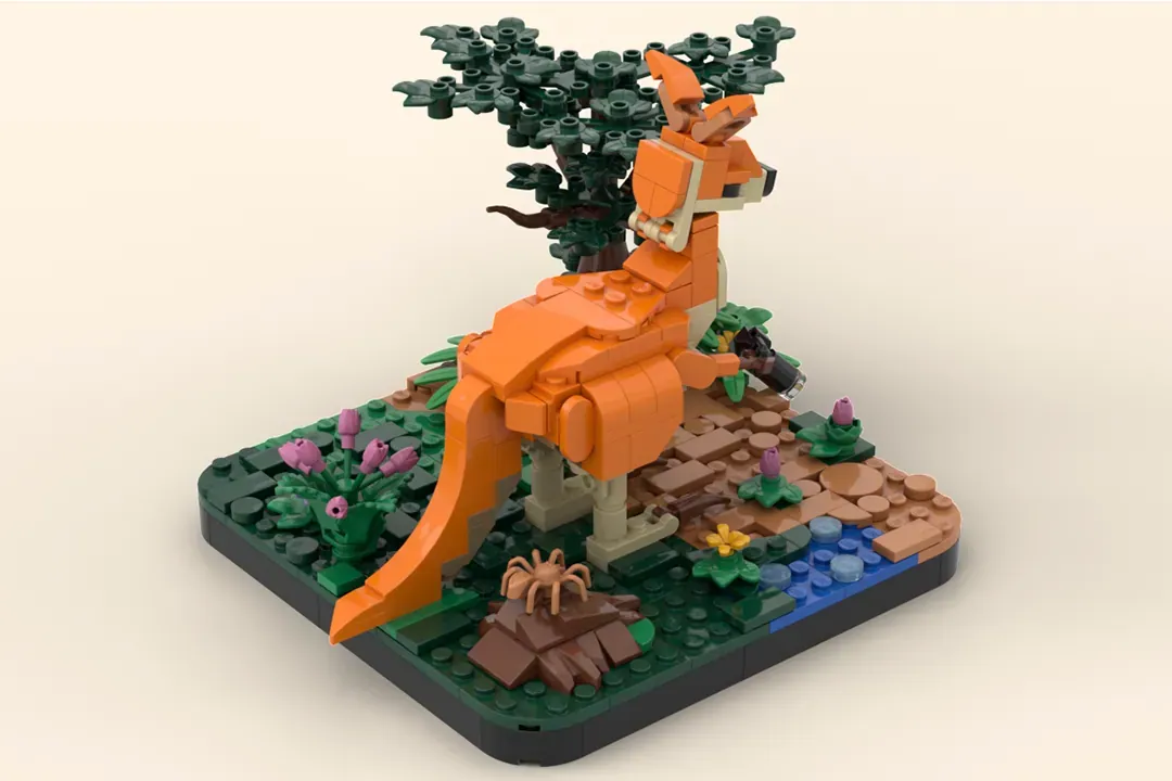 Kangaroo Display Habitat | LEGO® Ideas