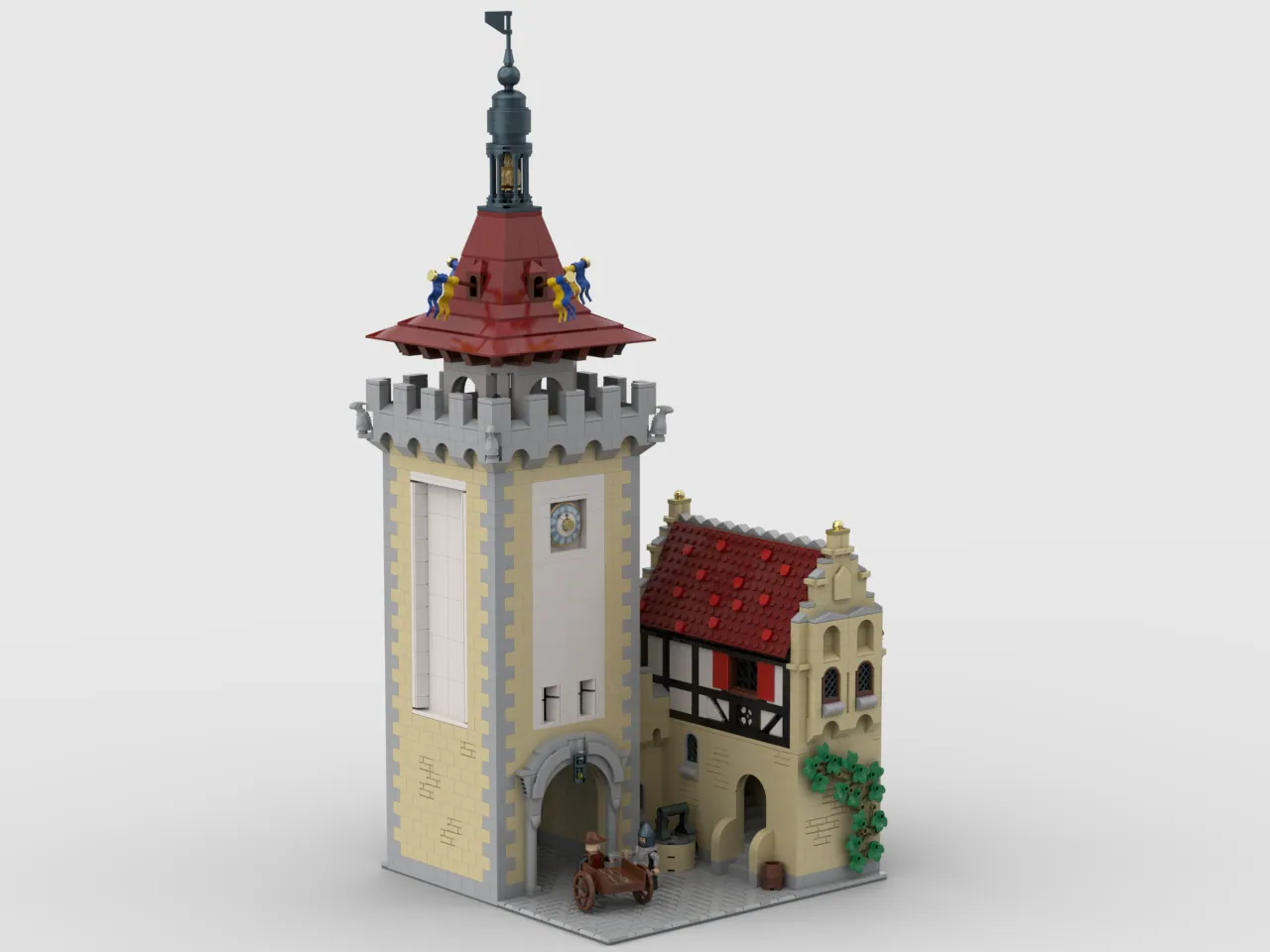 Old Town Gate With Bell Tower | LEGO® Ideas