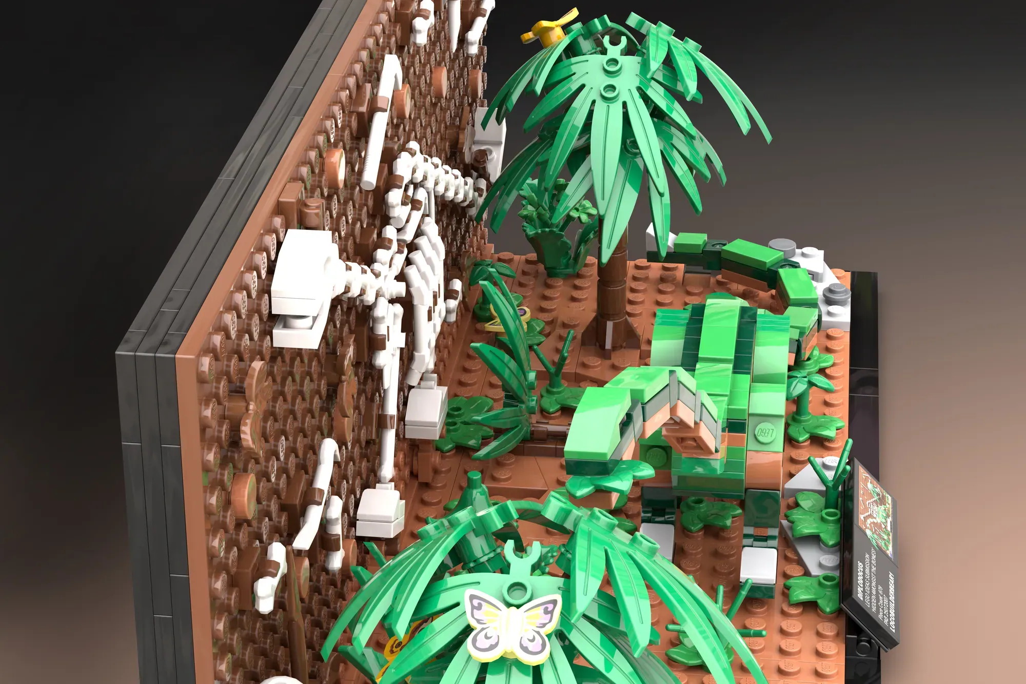 Diplodocus Diorama - ‘Hidden Amongst the Bones’ | LEGO® Ideas