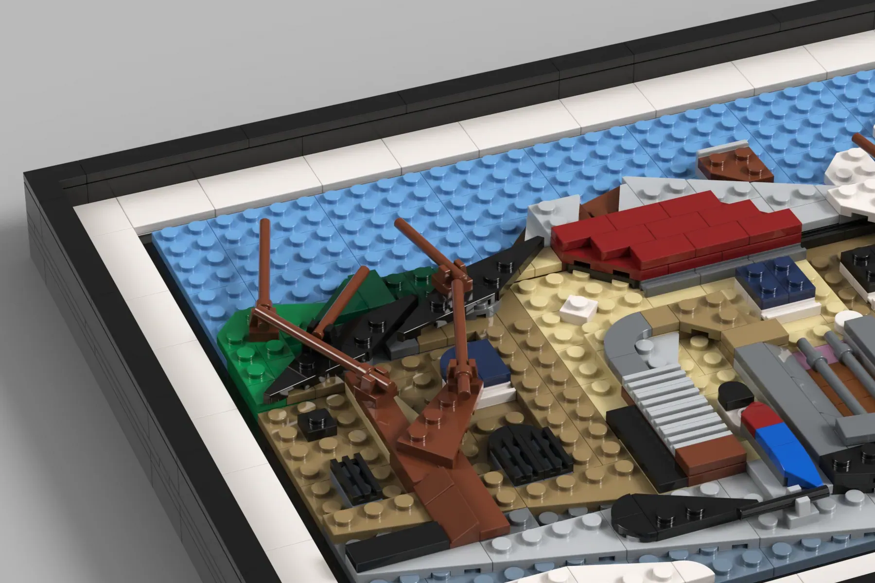 Framed Art - Early Spring in Shanghai | LEGO® Ideas