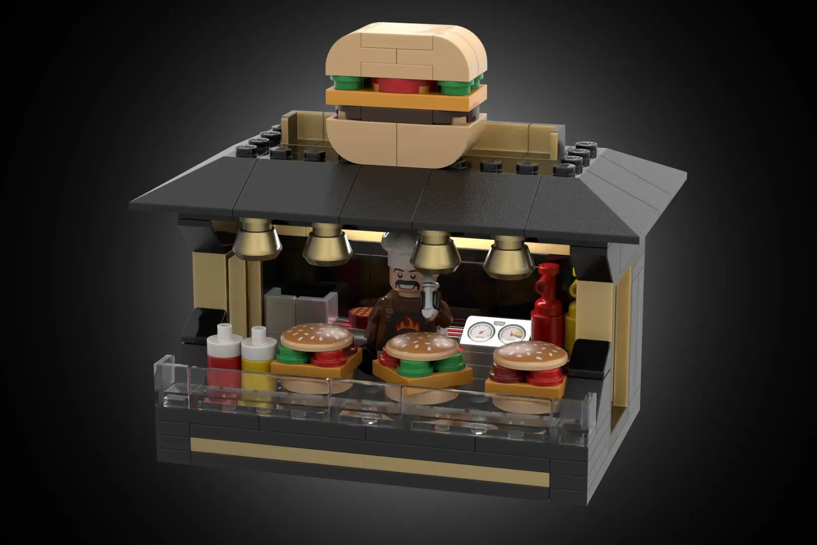Burger Kiosk | LEGO® Ideas