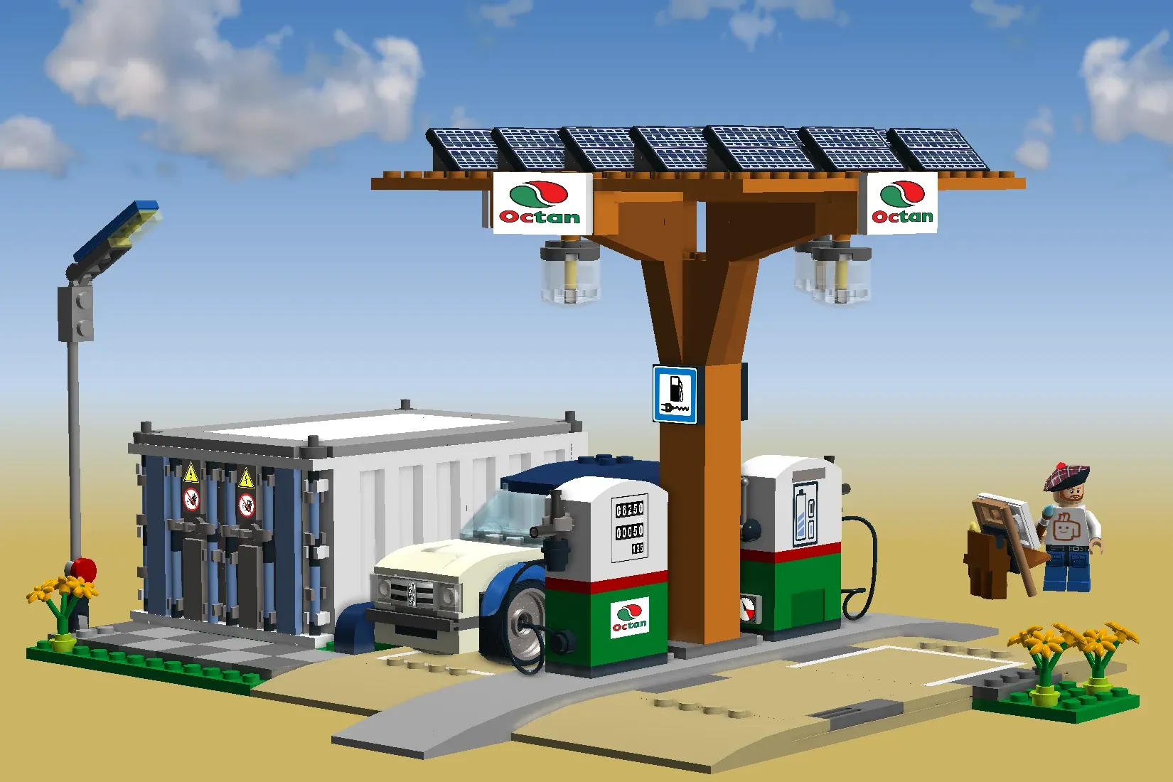 Charging Station for Electric Vehicle [LDD] | LEGO® Ideas