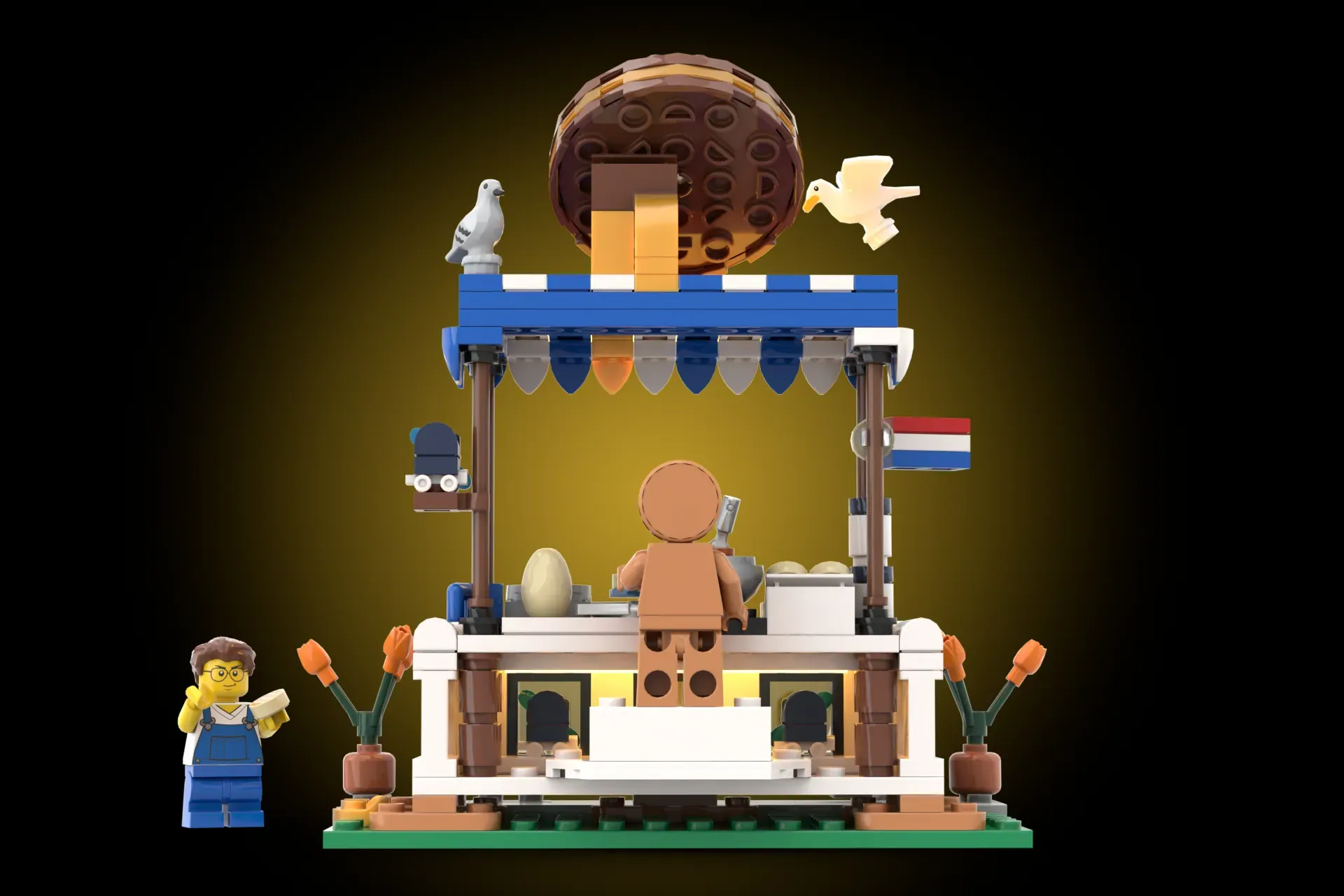 Dutch Stroopwafel Stand | LEGO® Ideas