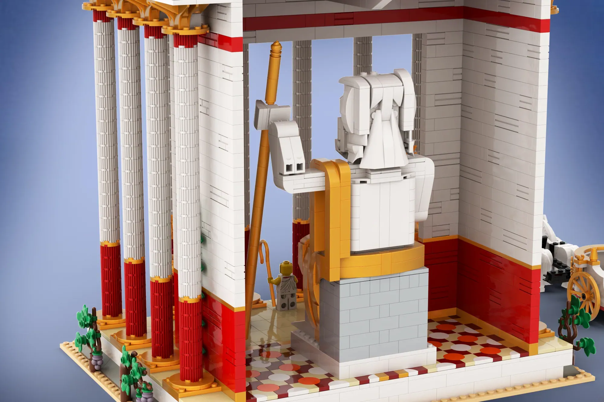 Roman Temple of Jupiter & Chariot | LEGO® Ideas