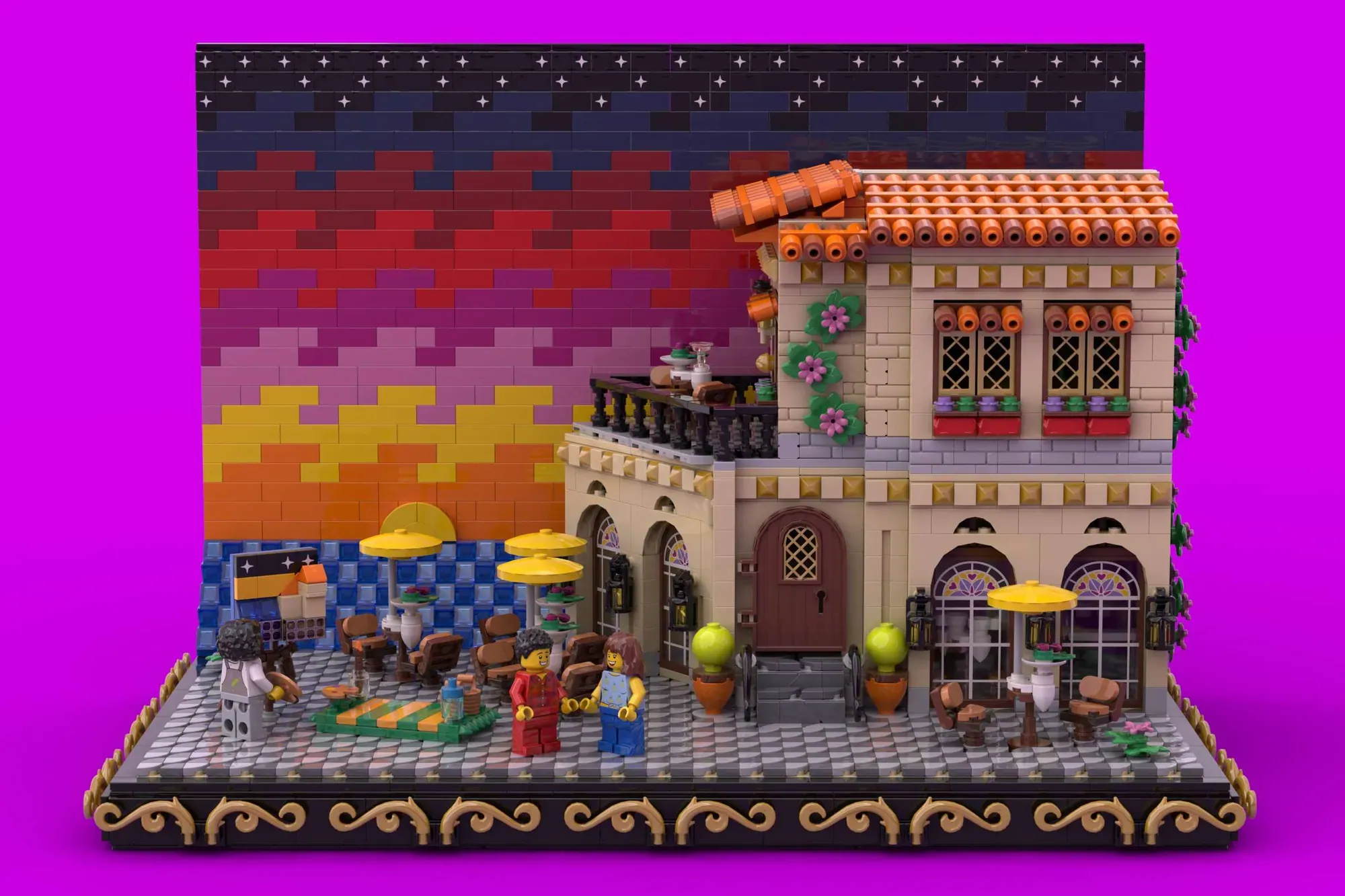 Seaside Sunset Diorama | LEGO® Ideas