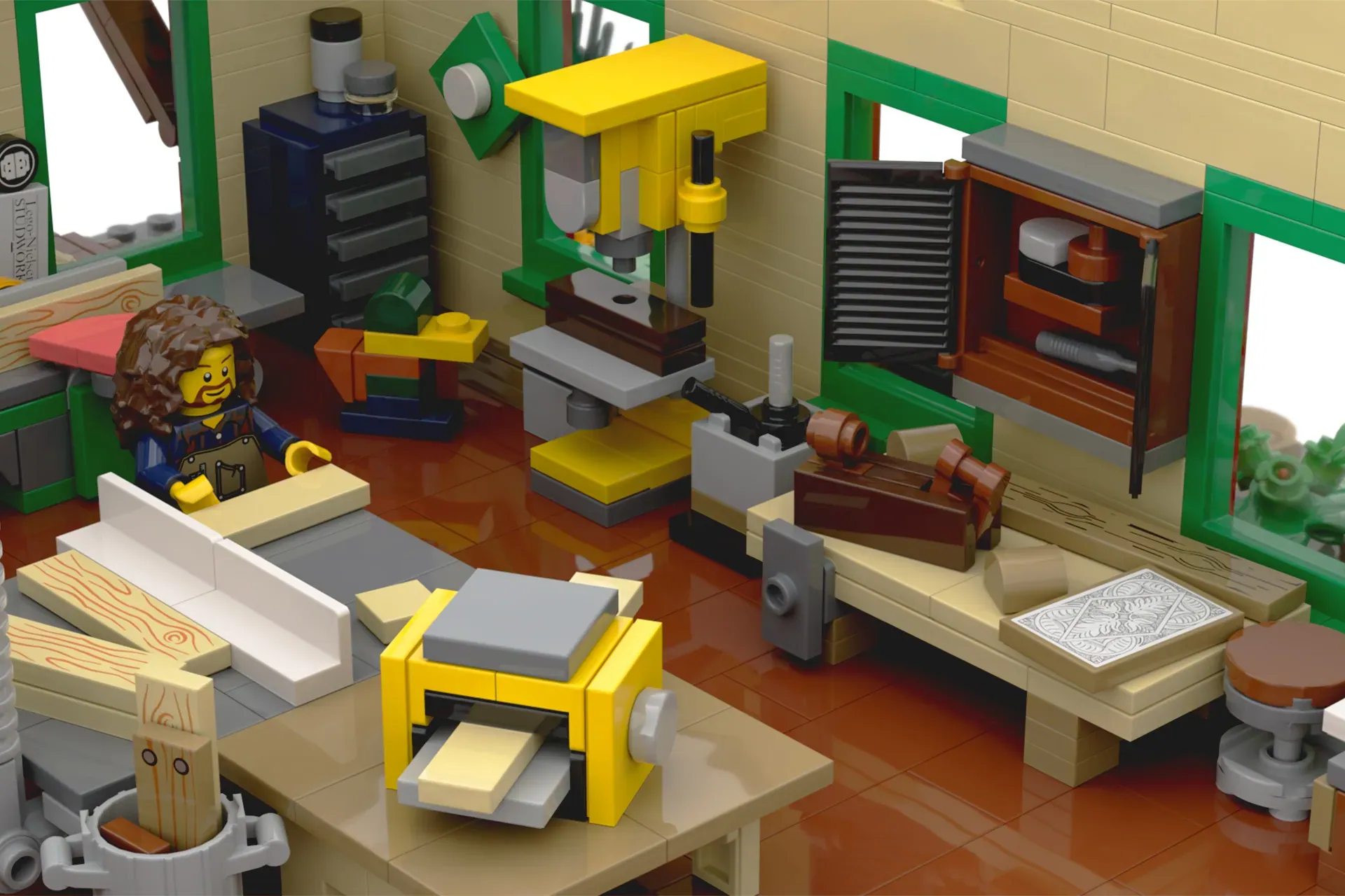The Red Barn Woodshop | LEGO® Ideas