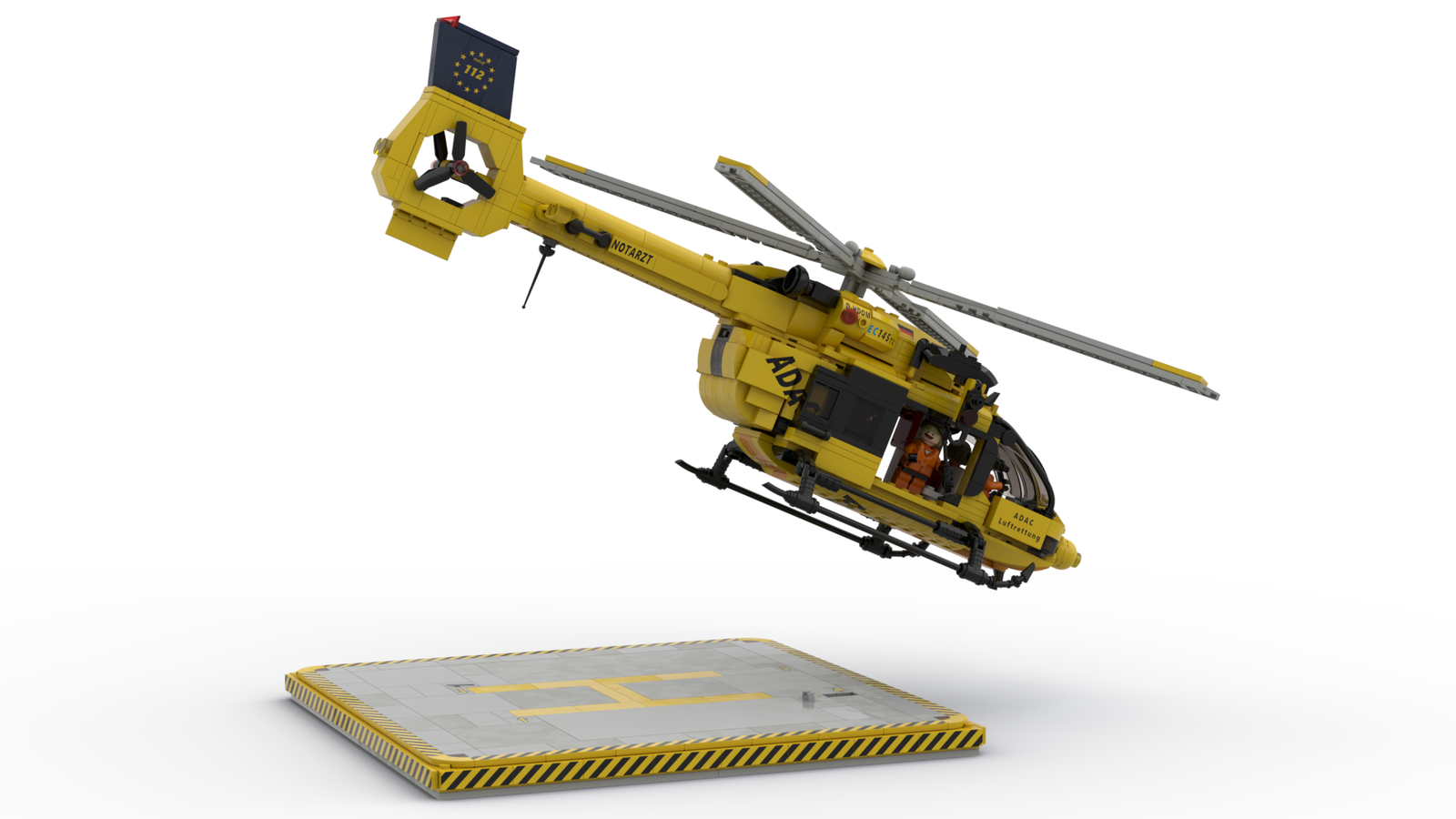 LEGO IDEAS - Airbus EC-145 T2 ADAC Edition.