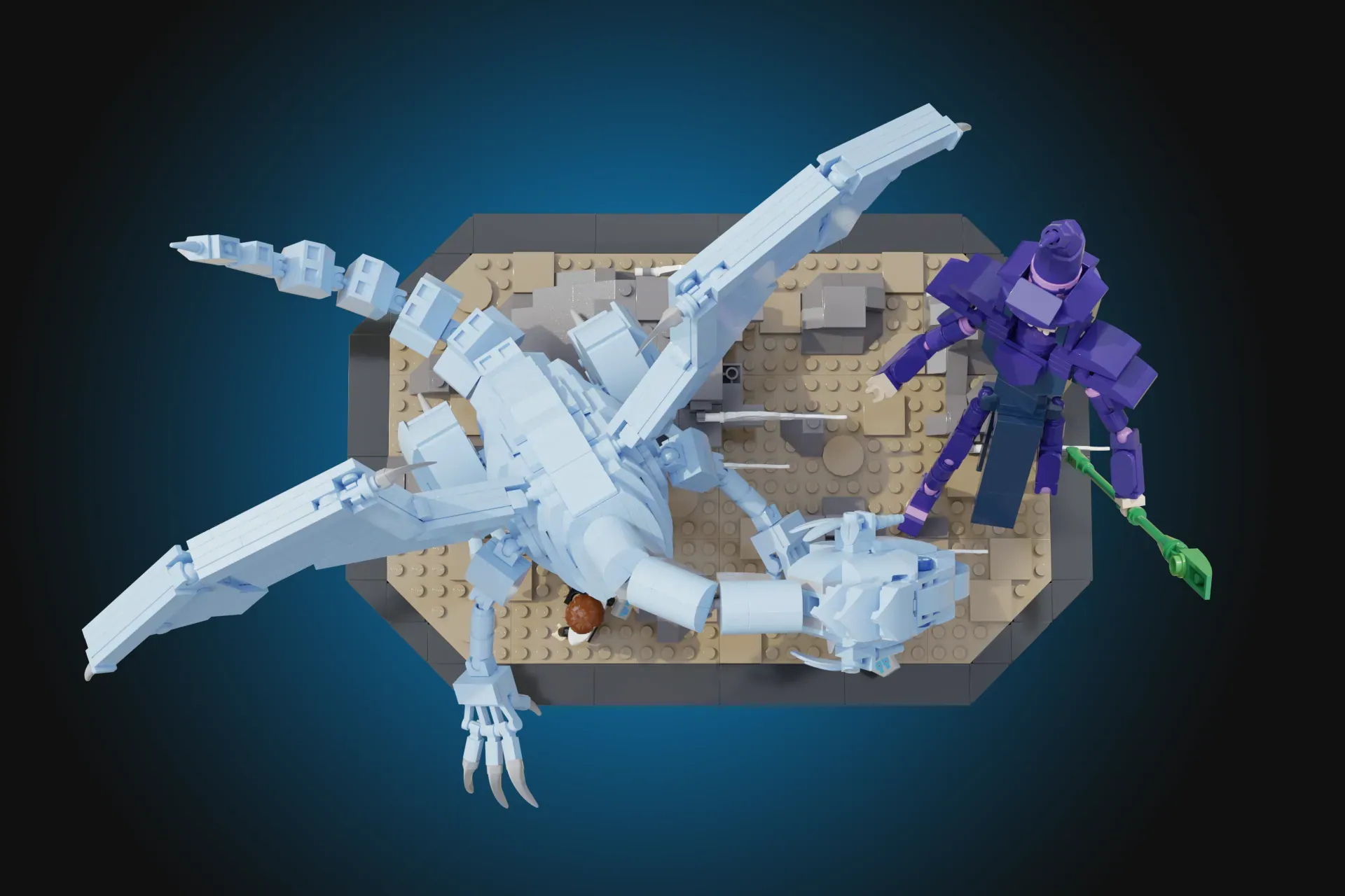 Blue-Eyes White Dragon vs Dark Magician | LEGO® Ideas