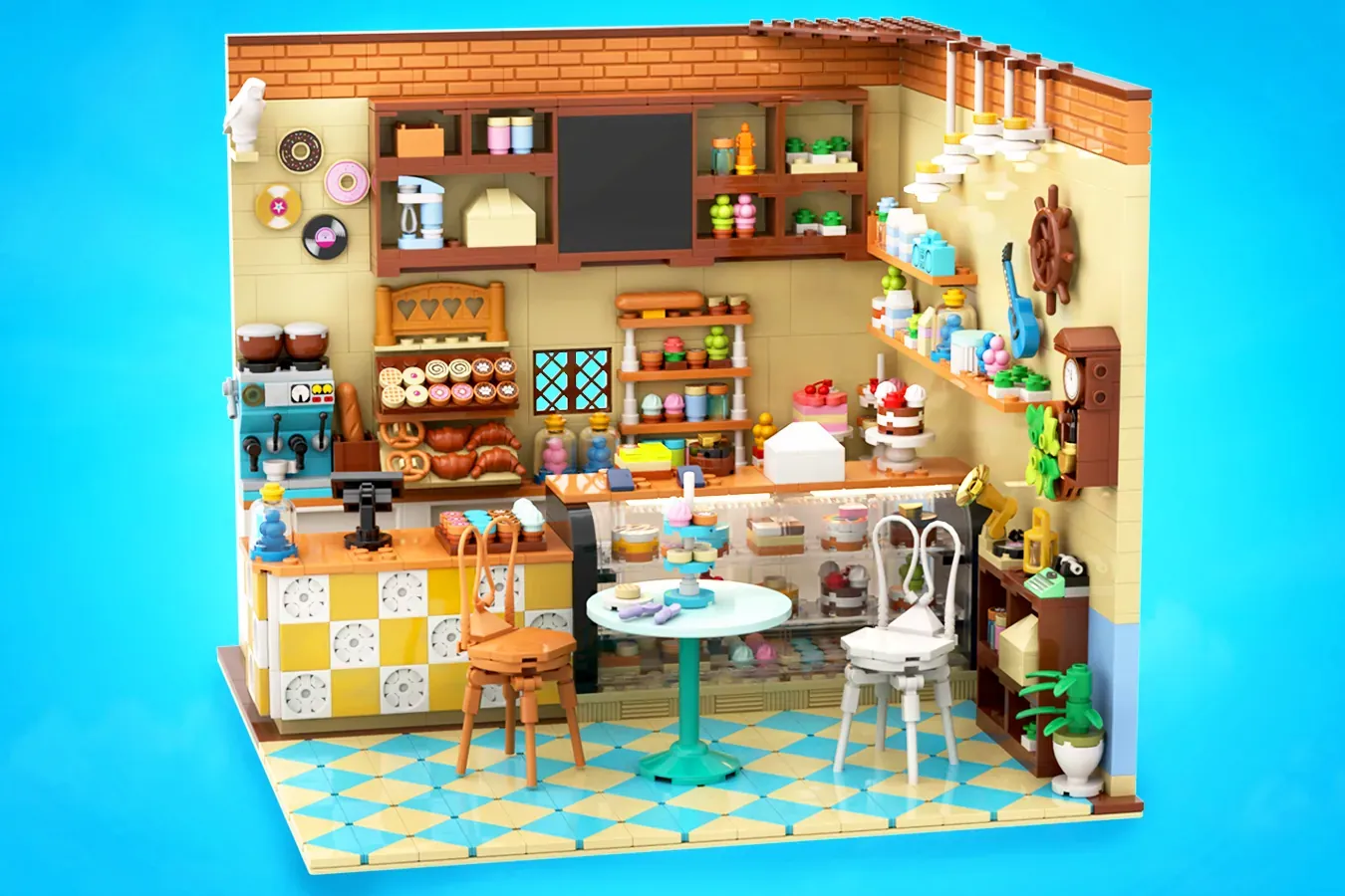 Cafe Corner Interior | LEGO® Ideas