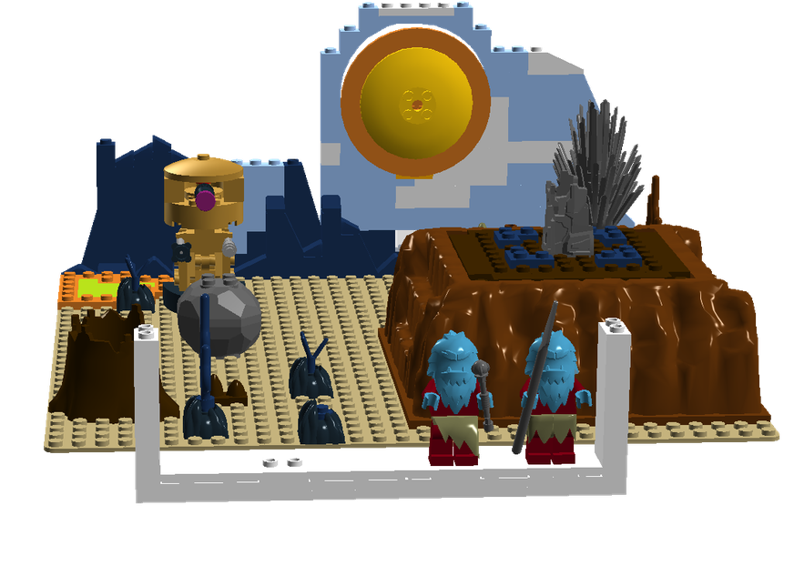 Lego Dalek Emperor