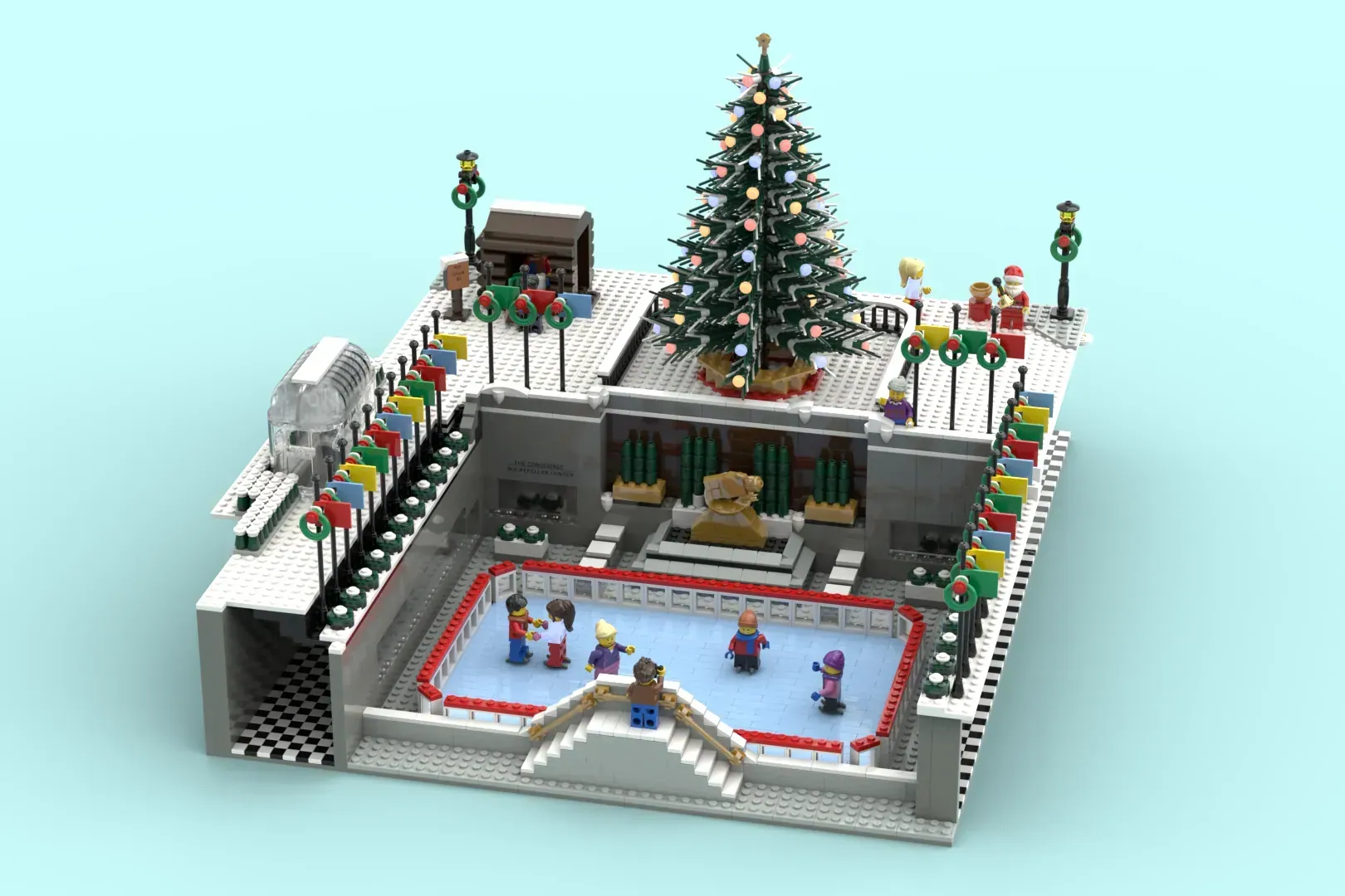 Christmas at Rockefeller Center | LEGO® Ideas