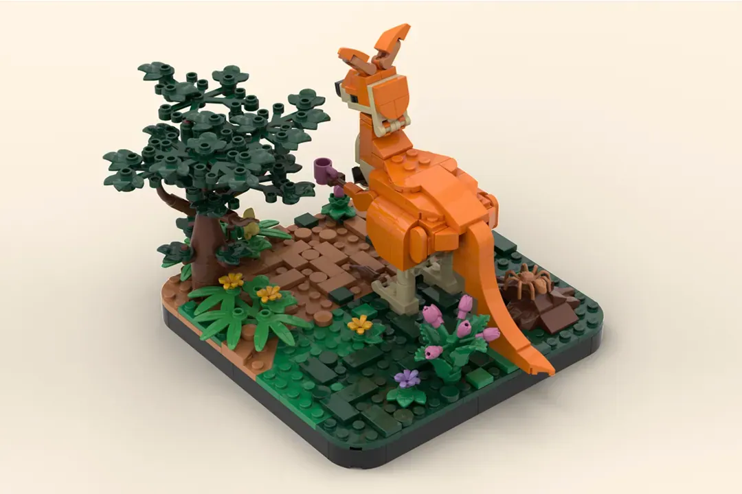 Kangaroo Display Habitat | LEGO® Ideas