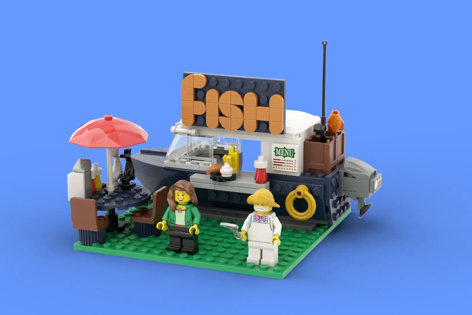 Fish and Chips Stand | LEGO® Ideas