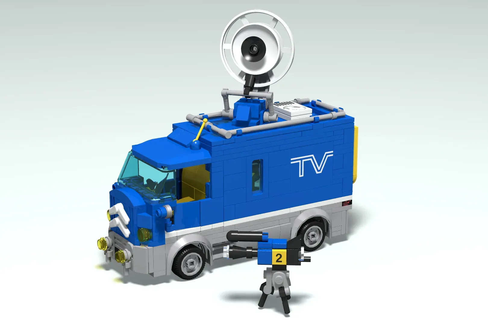 Mobile TV Studio - Modern Update | LEGO® Ideas