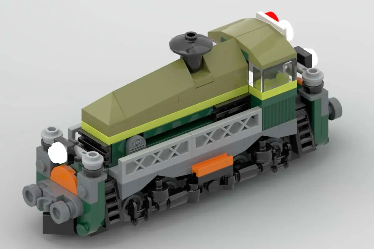 Midi Scale Roundhouse With Interior Turntable | LEGO® Ideas