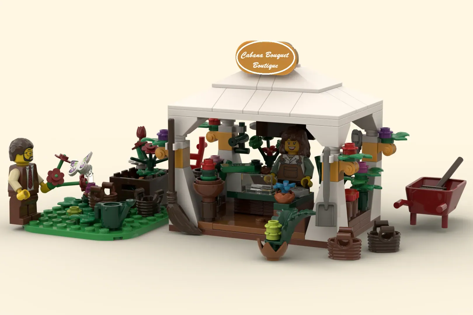 The Cabana Bouquet Boutique | LEGO® Ideas