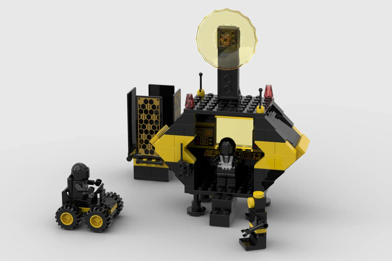 The “Blacktron” Radar Station | LEGO® Ideas