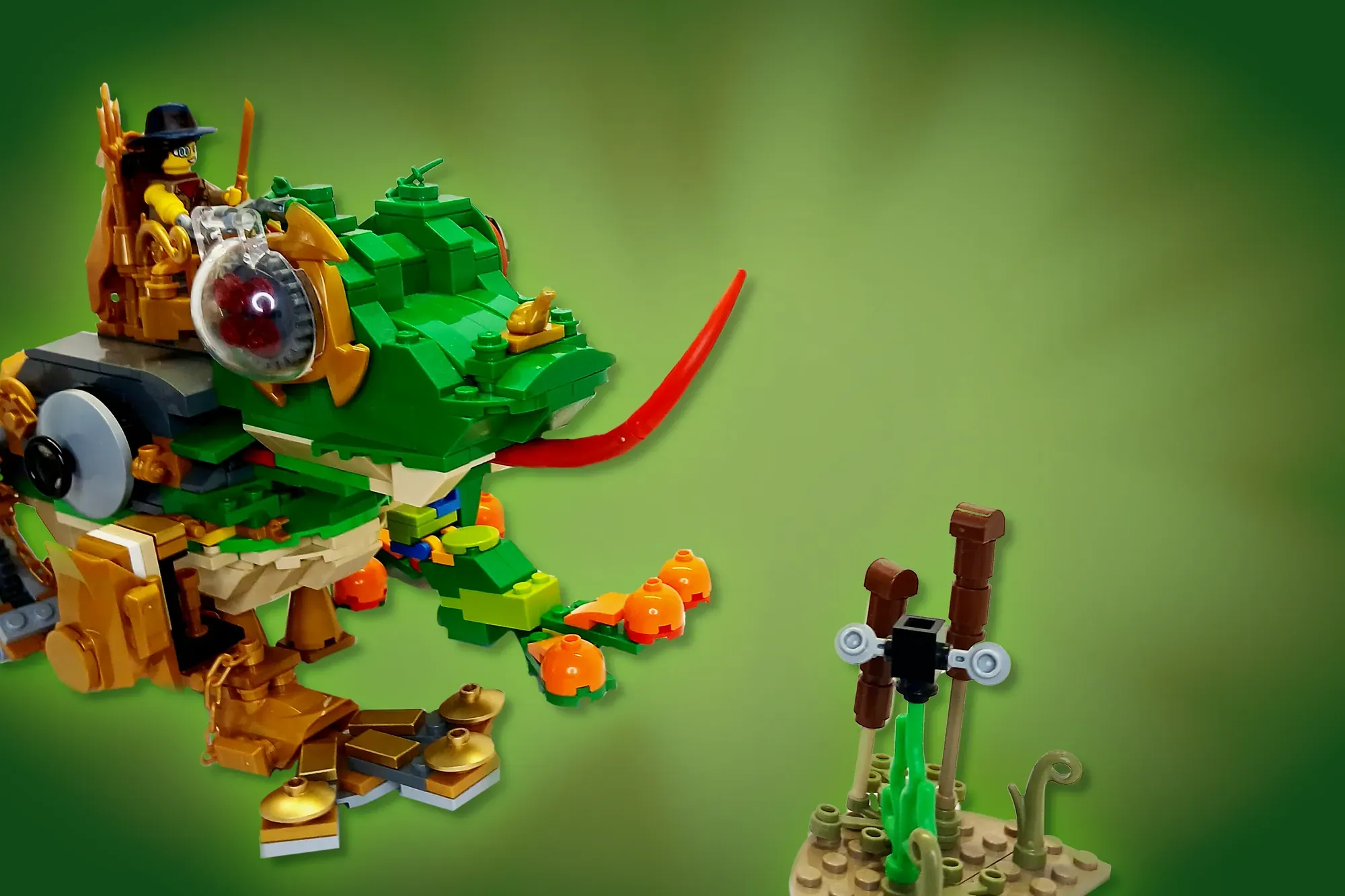 The Steampunk Mech Frog! | LEGO® Ideas