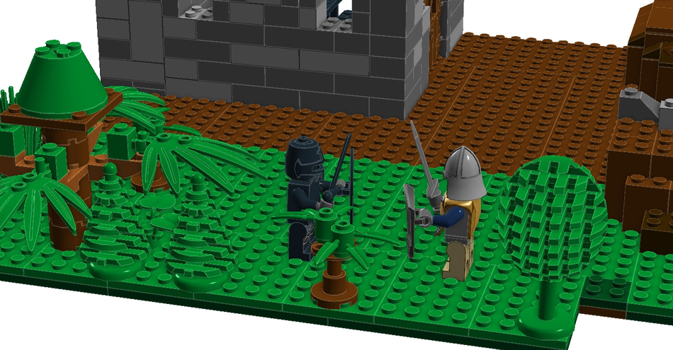 Monty Python And The Holy Grail Black Knight Lego