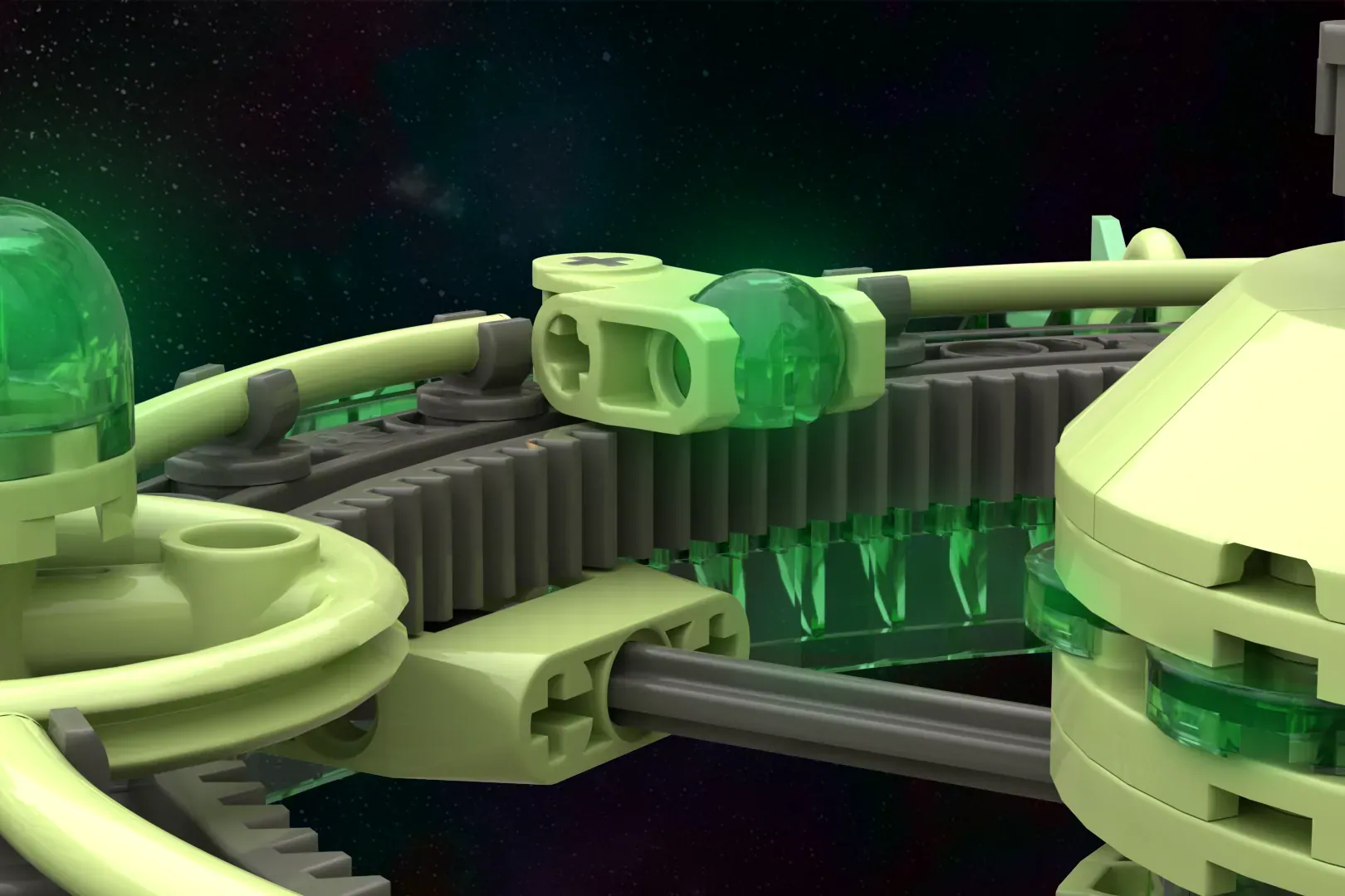 Deep Space Hub Emerald Horizon | LEGO® Ideas