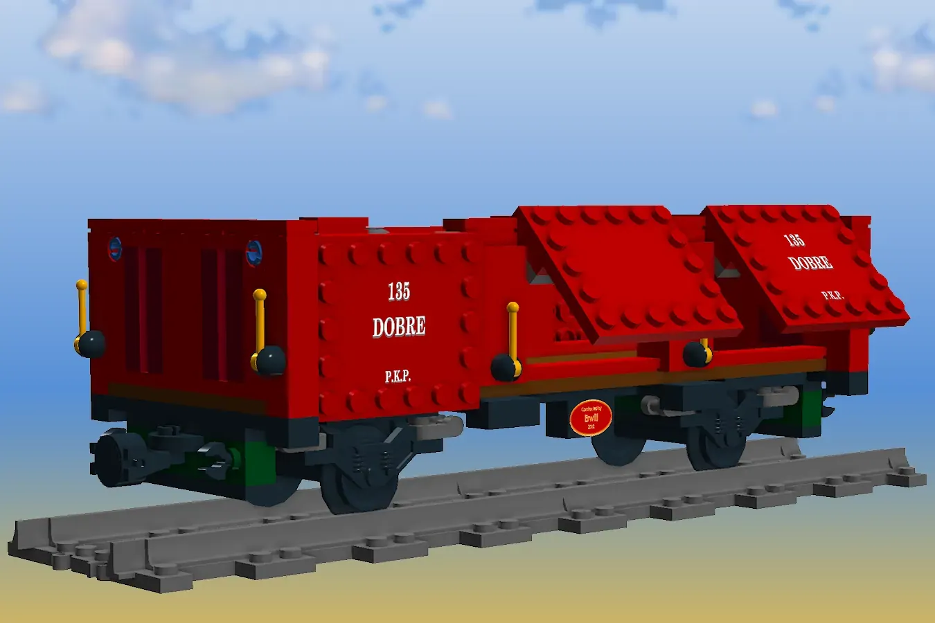 Polish Steam Train Set With Power Function [LDD] | LEGO® Ideas